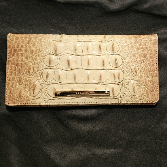 Brahmin | Bags | Brahmin Crocodile Embossed Ady Wallet | Poshmark